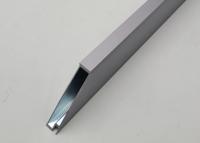 China Anodizing Rectangle Aluminium Sliding Door Profiles For Wine Cabinet for sale
