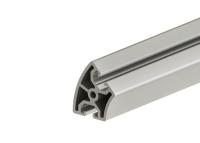 China 45 Degree 6063 T Slot Aluminium Extrusion Profile Arc Two Opposite Sides for sale