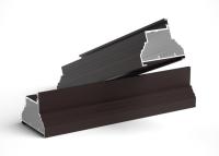 China Electrophoresis 6061 Extruded Aluminum Handrail Profiles Wood Grain Anodizing for sale