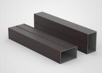 China Wood Finish 6063 Aluminum Door Profiles  Strength Hardness Wear Resistance for sale