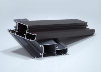 China Casement Window Profile Powder Coated Aluminium Door Profiles Green / Grey For Decorations Accessories for sale