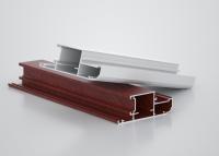China Black Anodized Aluminium Door Profiles Powder Painted Electrophoresis for sale