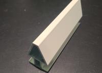 China White Square Aluminium Casement Door Round Aluminium Extrusion for sale