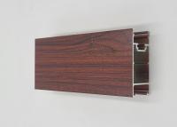 China Black Powder Coated Anodized Aluminium Door Profiles For Roller Shutter Louver for sale