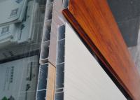 China Wood Grain Aluminum Kitchen Profile Aluminium Sliding Door Extrusions for sale