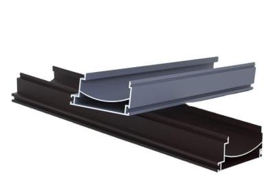 China 1.4MM Thermal Powder Coated Aluminium Frame Middle Fixed Profile for sale