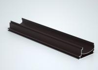 China 1.4MM Thermal Powder Coated Aluminium Frame Middle Fixed Profile for sale