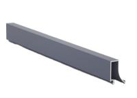 China Windproof Anodised Aluminium Decorative Profiles 11 Glass Fixed Profile for sale