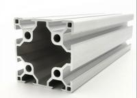 China 6m 4040 Aluminium Extrusion Profile Powder Coated Aluminium Section for sale