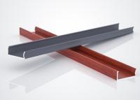 China 6mm Aluminium Window Profiles Wood Finished For Construction for sale