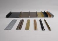 China Rectangular Aluminium Decorative Profiles Wood Finish For Kitchen Cabinets for sale
