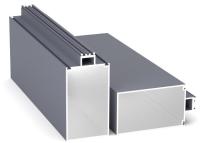 China 6063A 6060 rectangular Aluminum Extruded Profile Weather Resistant for sale