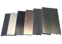 China T3 T8 Anodised Aluminium Profile For Glass Sliding Door Wardrobes Frame for sale