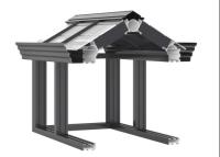 China Sunroom Aluminium Glass Profile Waterproof Aluminum Handrail Extrusions for sale