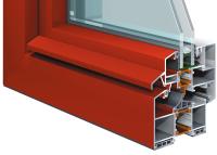 China 80 70 Series Casement Window Profile Narrow Aluminium Profiles for sale