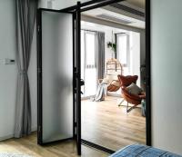 China Louver Aluminium Folding Door Non Thermal Break Powder Coating for sale