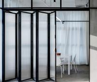 China 6061 6005 Aluminium Folding Door 4 Sash Aluminium Bifold Door for sale
