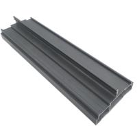 China Powder Coating Gray Aluminium Window Extrusions Wind Resistance for sale