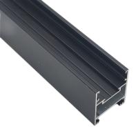 China 6005 Aluminum Extruded Profile Wood Grain Imitating Finish Acid Resistant for sale