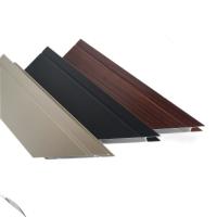 China Kitchen Aluminium Sliding Window Profile With Glass Wooden Pattern for sale