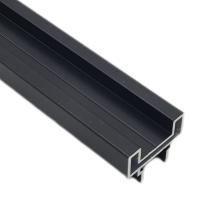 China High Glossy 6063 T8 Aluminum Extruded Profile Wood Grain Surface for sale