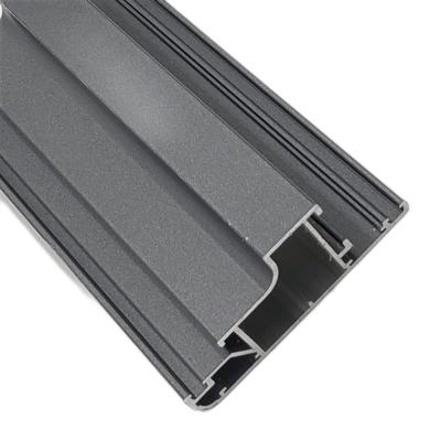 China High Formability Wood Grain Aluminum Extrusion Profile 1.2mm 1.4mm for sale