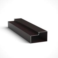 China Sliding Door Aluminum Extruded Profile Powder Coated 1.2mm 1.4mm Thinckness for sale