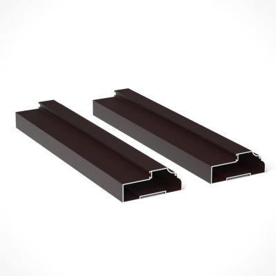 China OEM 6063 Anodized Construction Aluminum Profile Powder Coating for sale
