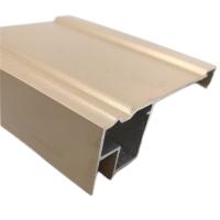 China Champagne Door Frame Aluminum Profile Cover Acid Alkali Resistant for sale