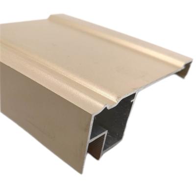 China Champagne Door Frame Aluminum Profile Cover Acid Alkali Resistant for sale
