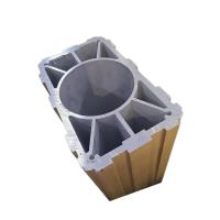 China 1.2mm 6063 T5 Extruded Aluminium Door Profiles Matt Powder Coated for sale
