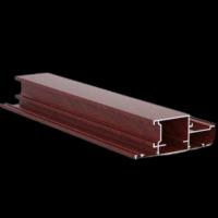 China Black Anodized Aluminium Door Profiles Powder Painted Electrophoresis for sale