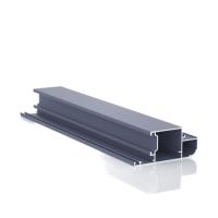China Casement Window Profile Powder Coated Aluminium Door Profiles Green / Grey For Decorations Accessories for sale