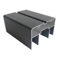 China T5 / T6 Powder Painted Aluminium Window Frame Profiles For Sliding Window for sale