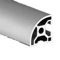 China 45 Degree 6063 T Slot Aluminium Extrusion Profile Arc Two Opposite Sides for sale
