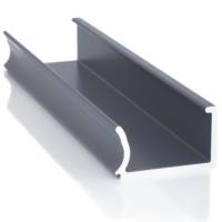 China Half Round Curtain Wall Profiles Garage Roller Shutter Profile for sale