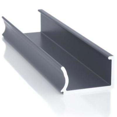 China Half Round Curtain Wall Profiles Garage Roller Shutter Profile for sale