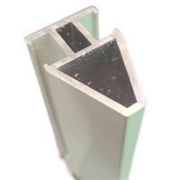 China White Square Aluminium Casement Door Round Aluminium Extrusion for sale
