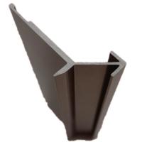 China 1.4mm Square Electrophoretic Aluminium Profile Cover For Window Door for sale