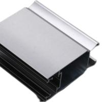 China Silver 6063 T5 Anodized Aluminium Kitchen Profile For Cabinet Door for sale