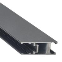 China Square Aluminium Sliding Door Profiles Energy Conservation Powder Coating for sale