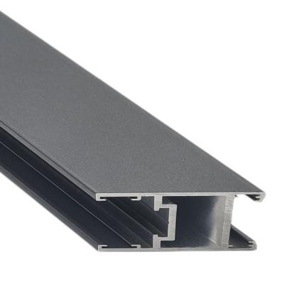 China Square Aluminium Sliding Door Profiles Energy Conservation Powder Coating for sale