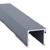 China 6063 Aluminium Glass Door Profile Customized Wood Grain Finish for sale