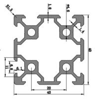 China 6063 Alloy T Slot Aluminum Profiles Half Round Shape T4 Temper NZS Standard for sale