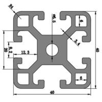 China OEM Aluminium Profile Extrusion For Conveyor , Extruded Aluminium Profiles for sale