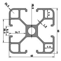 China Anti Scratch Industrial Aluminium Profile Mill Finished Anodized Electrophoretic Coated for sale