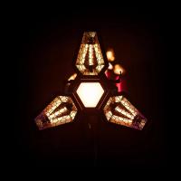 China RGBW 3in1 4in1 Infinite Rotating Maple Leaf LED Retro Light 3*60W for sale