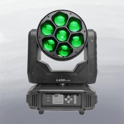 China Bee Eye 7*40W Rgbw 4in1 Dmx 512 LED Wash Moving Head Light Dj Disco With Zoom for sale