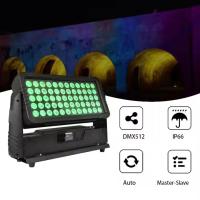 China Outdoor 60x10W RGBW LED Moving Head Stage Lights DMX 512 4/6/9CH for sale