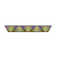 China DMX Retro Stage Portman Lights 5x50w LED Strobe Light Bar for sale